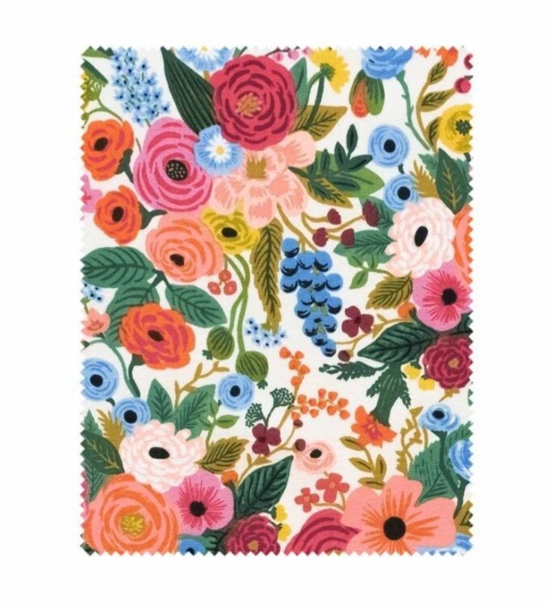 Rifle Paper Co Wildwood Garden Party Cream Floral Fabric - Etsy