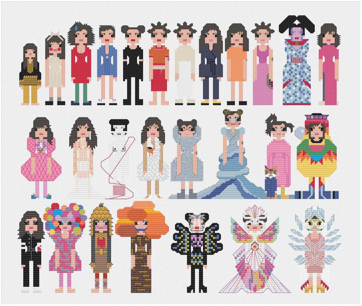 Complete Bjork PDF Digital Pattern | Etsy