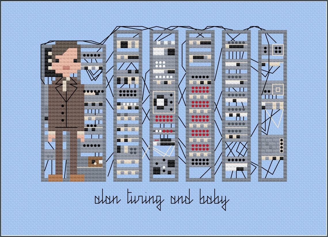 Alan Turing PDF Digital Pattern | Etsy