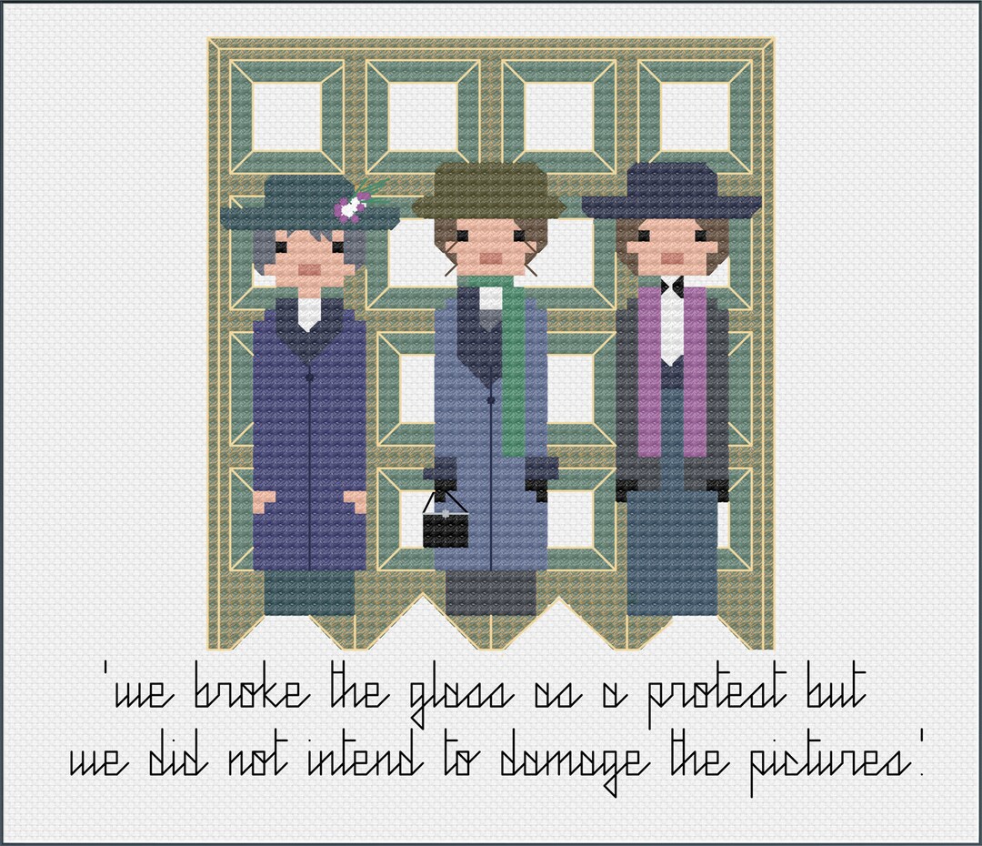 Three Suffragettes PDF Digital Pattern - Etsy
