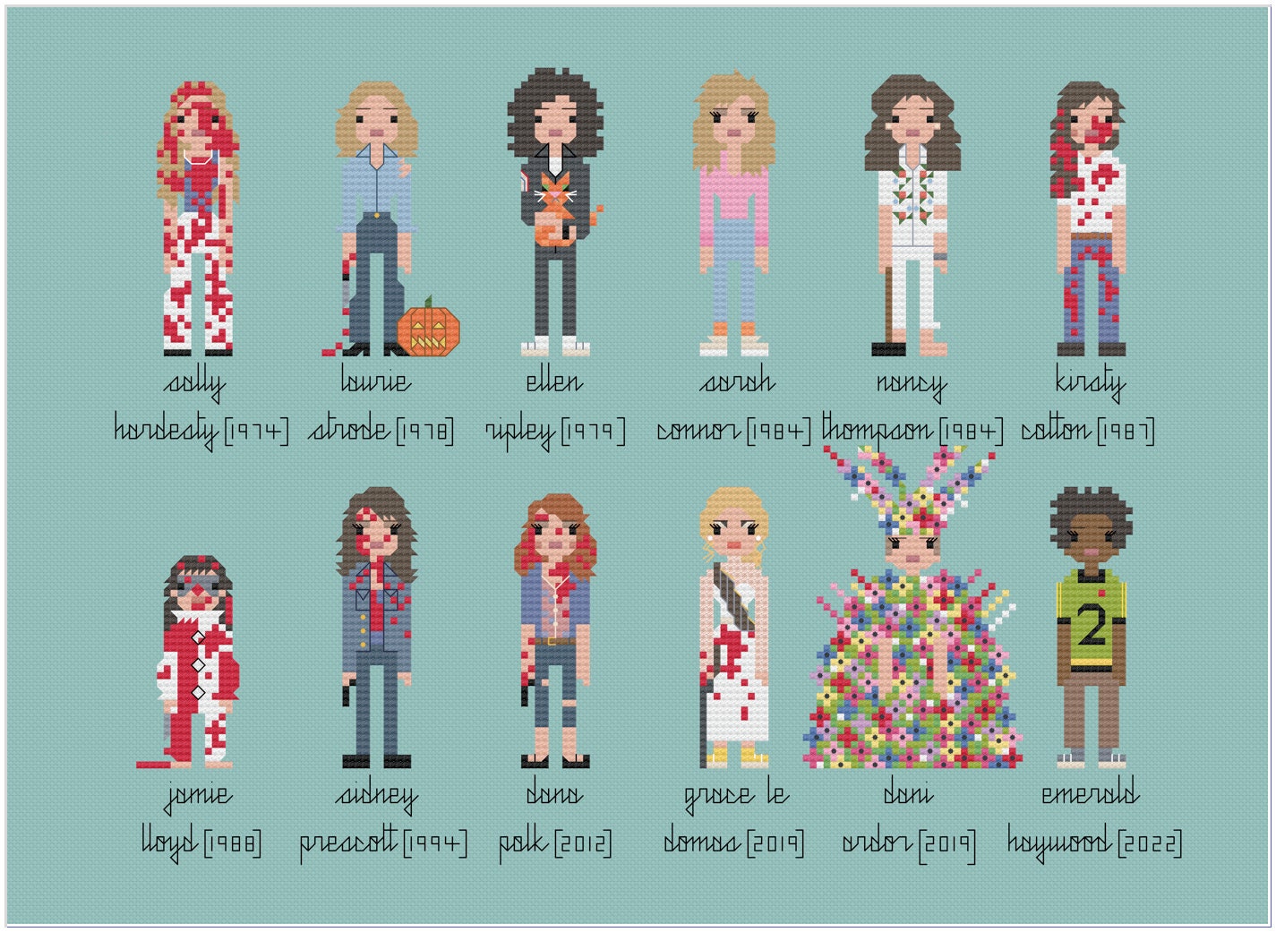 Final Girls PDF Digital Pattern - Etsy