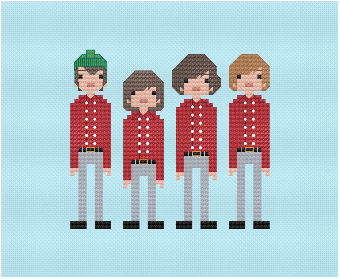 The Monkees PDF Digital Pattern - Etsy