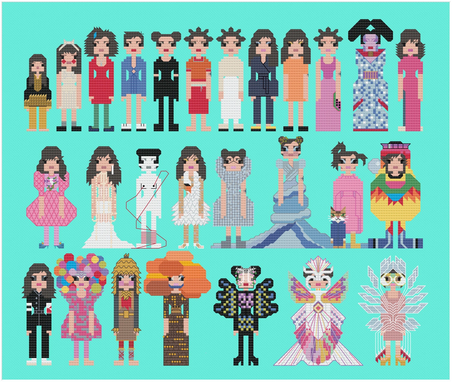 Complete Bjork PDF Digital Pattern - Etsy