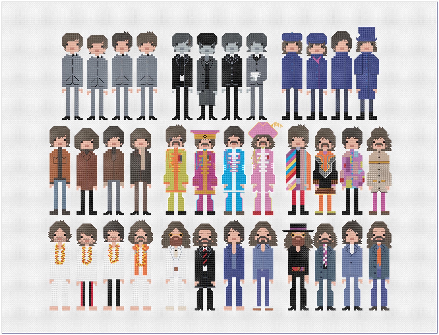 Complete Beatles PDF Digital Pattern | Etsy