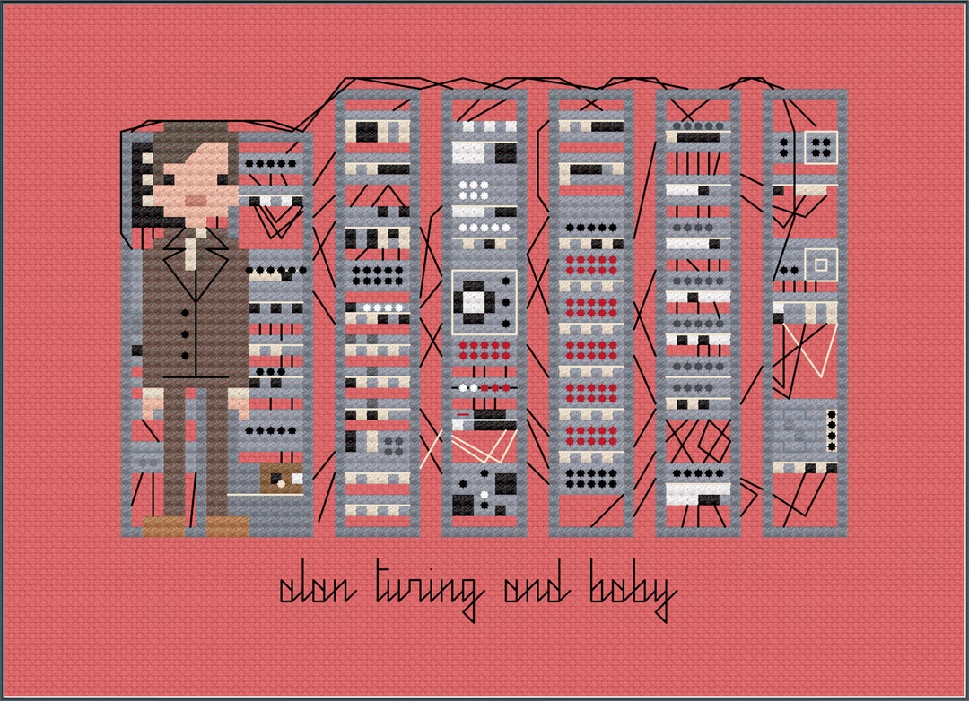 Alan Turing PDF Digital Pattern - Etsy