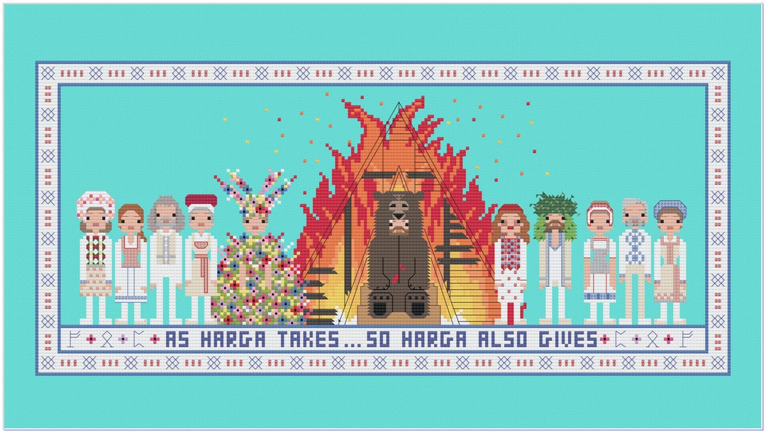 Midsommar PDF Digital Pattern - Etsy