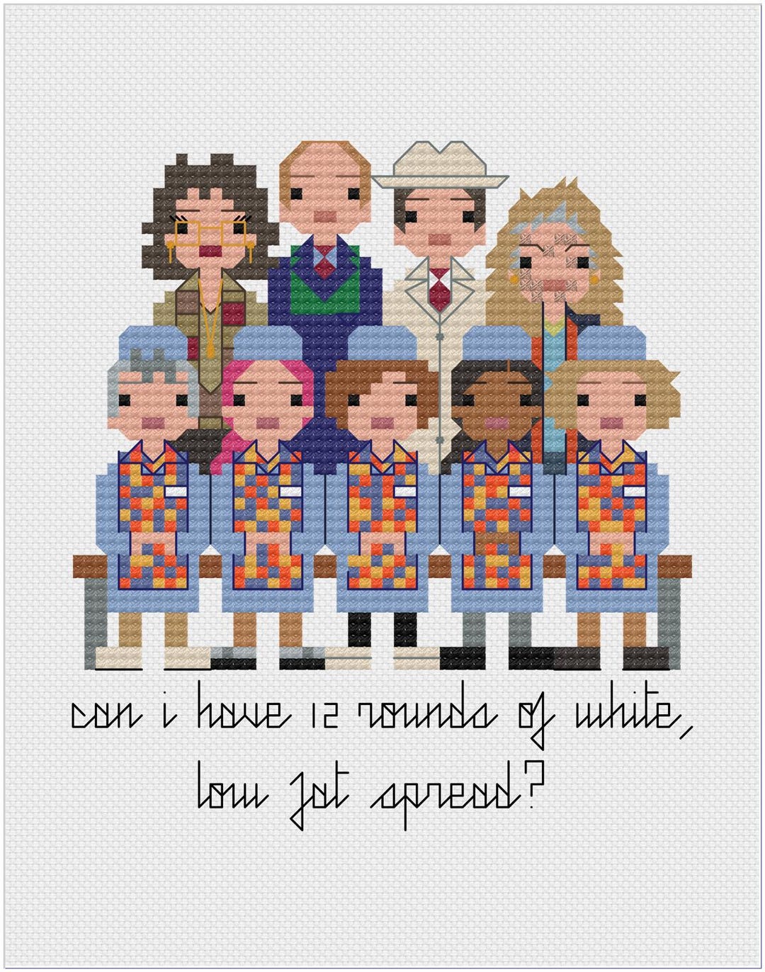 Dinnerladies Digital PDF Pattern - Etsy