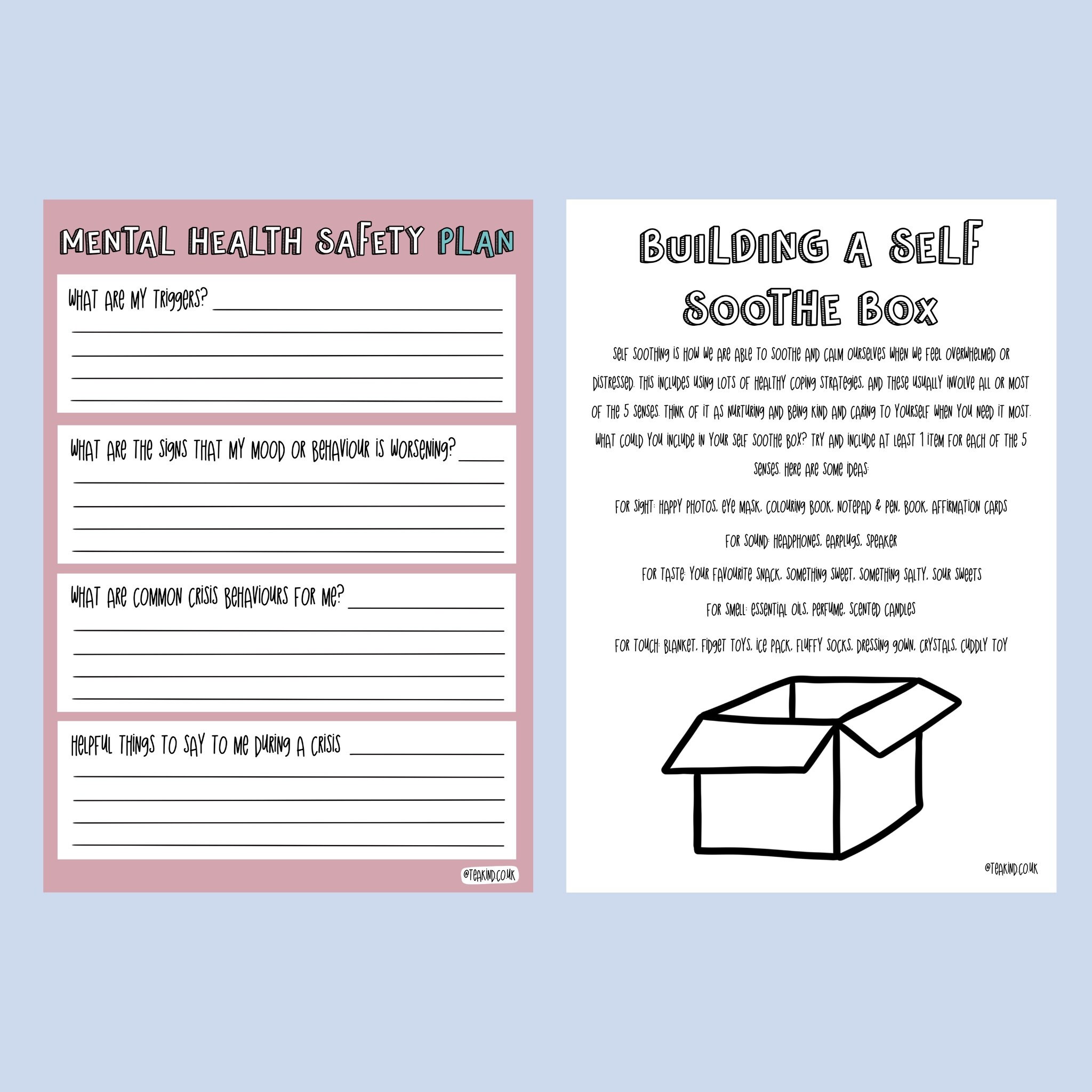 Self Soothe Mental Health Box - Etsy UK