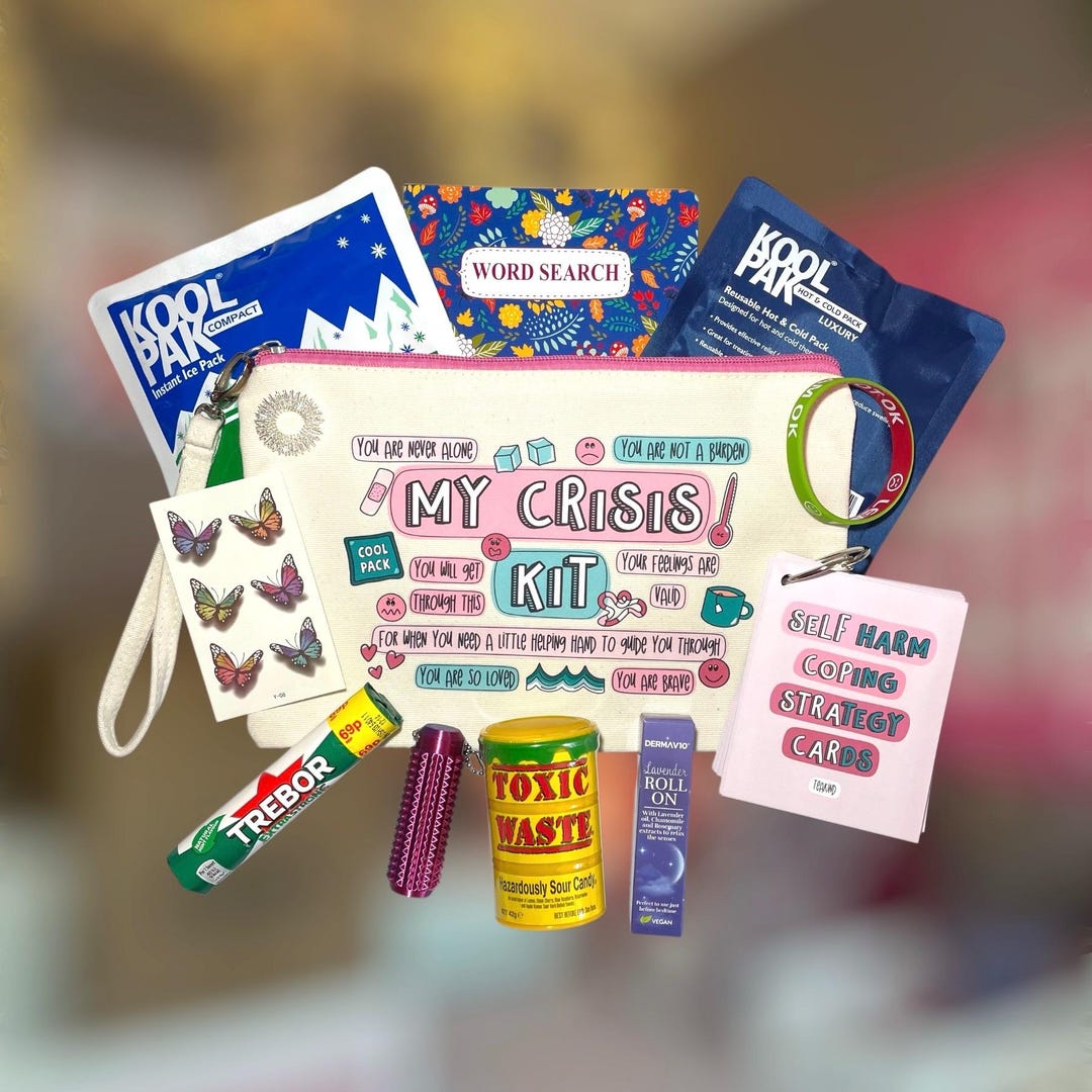 Self Harm Recovery Mental Health Box | Crisis Support Kit, Coping ...