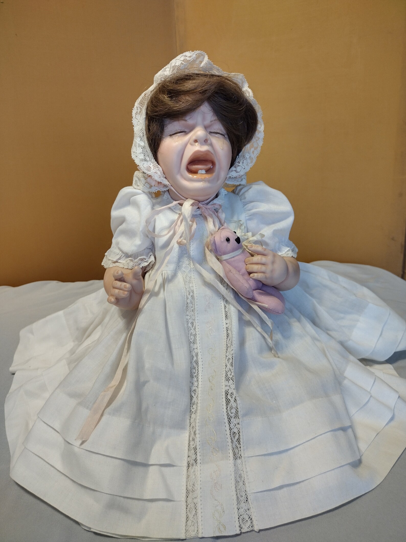 Handmade Crying Baby Porcelain Doll - Etsy