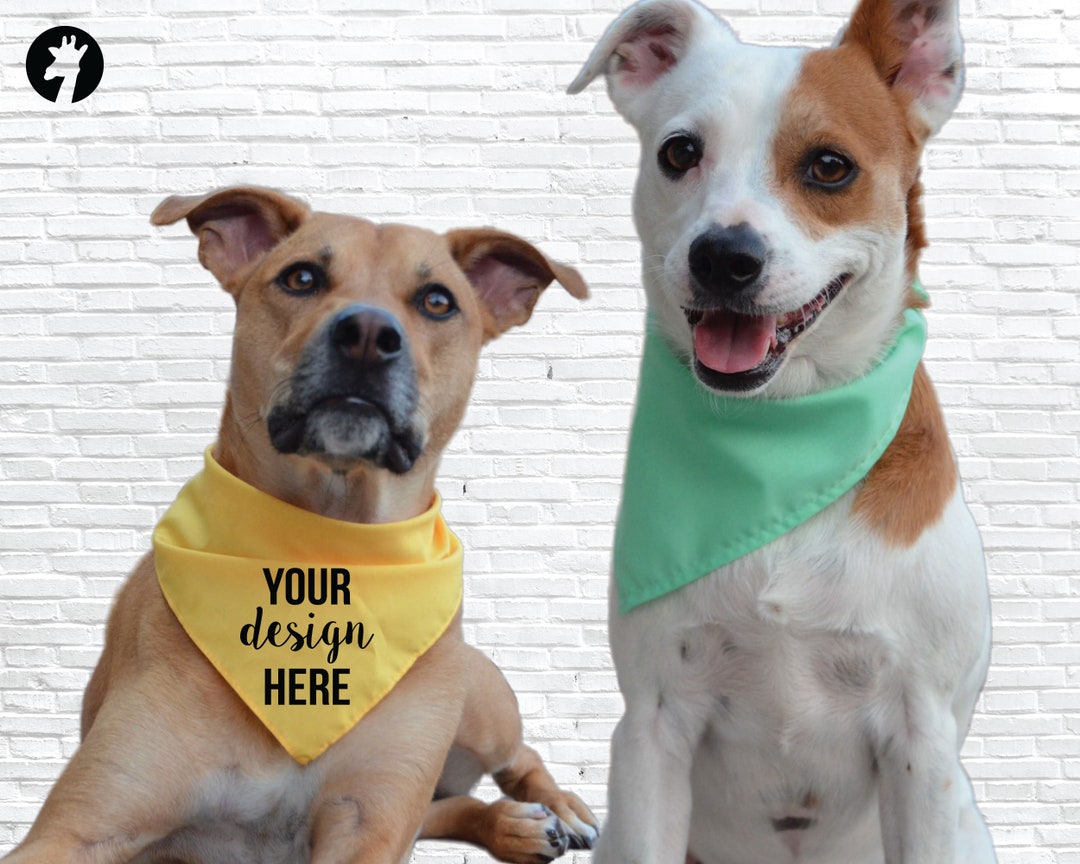 Custom Dog Bandana | Personalize Bandanas in Bulk With Text, Graphics ...