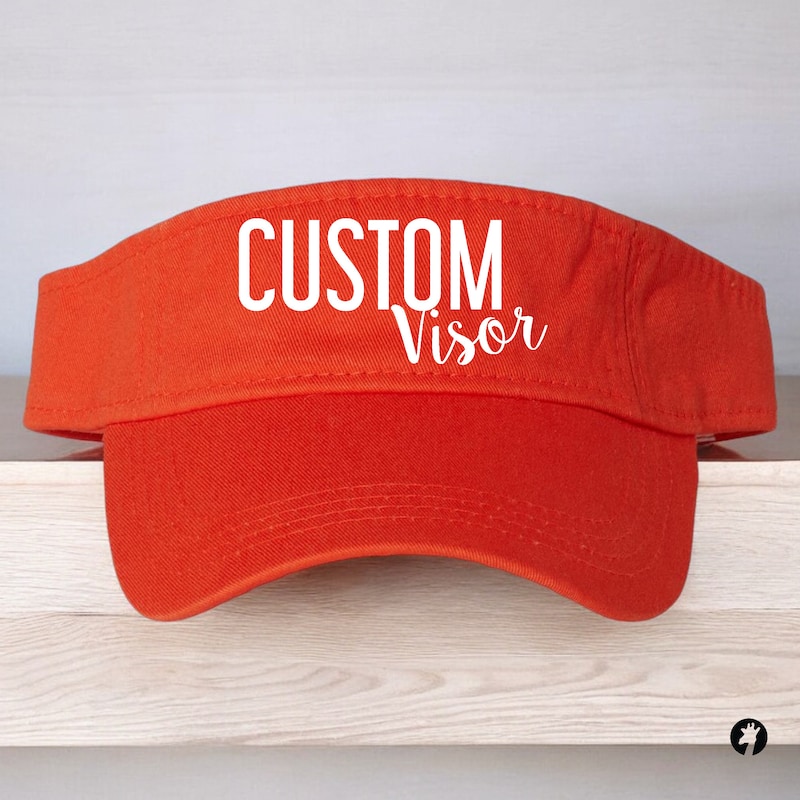 Custom Printed Visor Hats - Etsy