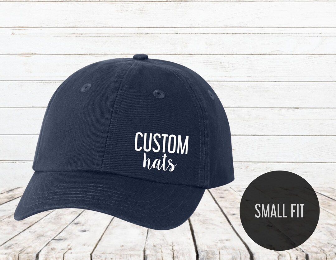 Custom Hat Print - Small Fit Cap - Custom Youth Hat - Custom Hats With ...