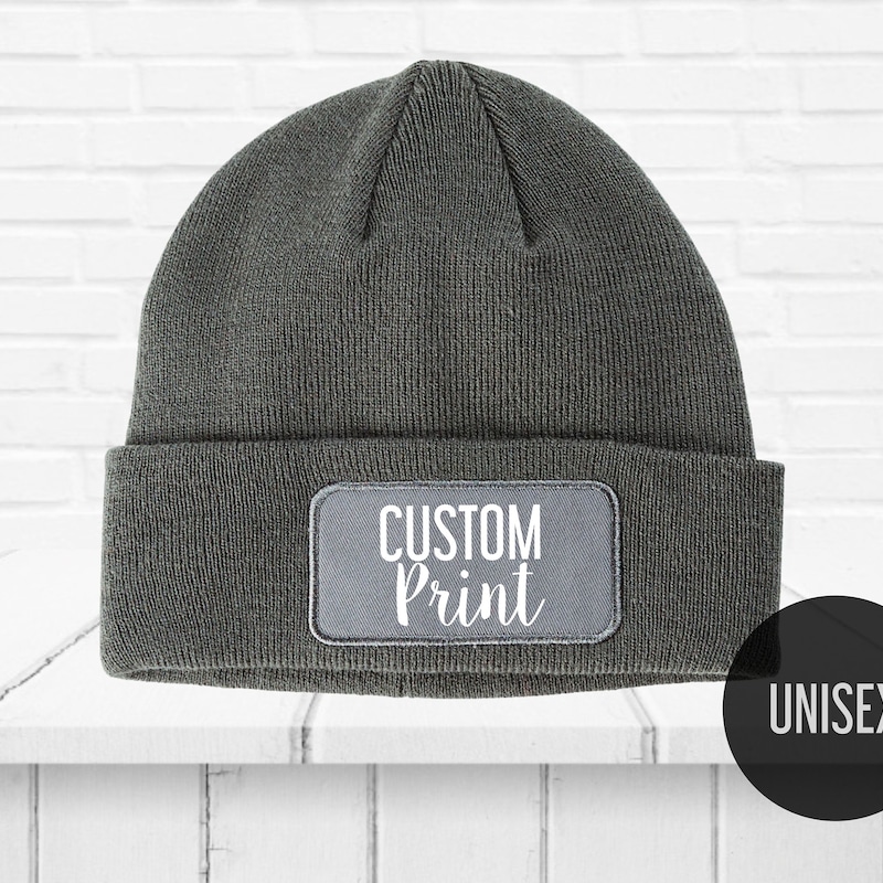 Graphic Beanie Hats - Etsy