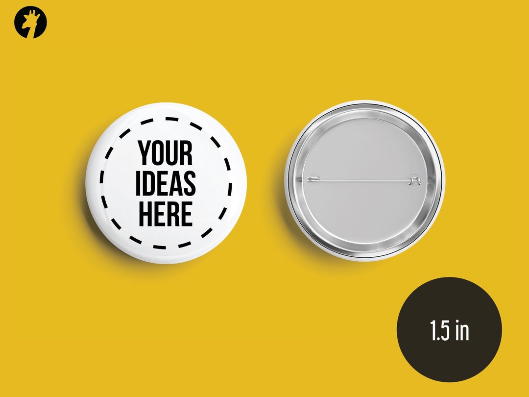 Custom Button Pins Set - Personalized Pins for Backpacks and Jackets - Etsy