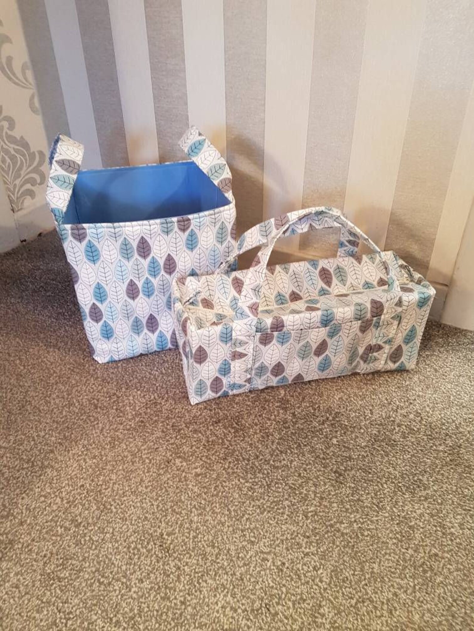 Large Knitting Needle and Yarn Bag. With Handles, Top Zip Closure and ...