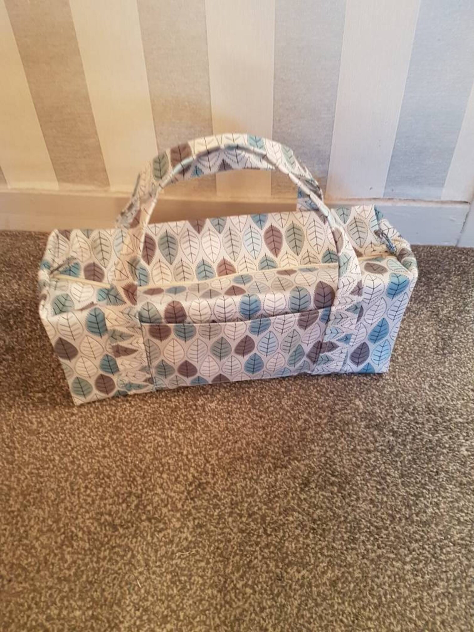 Large Knitting Needle and Yarn Bag. With Handles, Top Zip Closure and ...