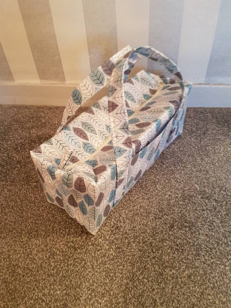 Large Knitting Needle and Yarn Bag. With Handles, Top Zip Closure and ...