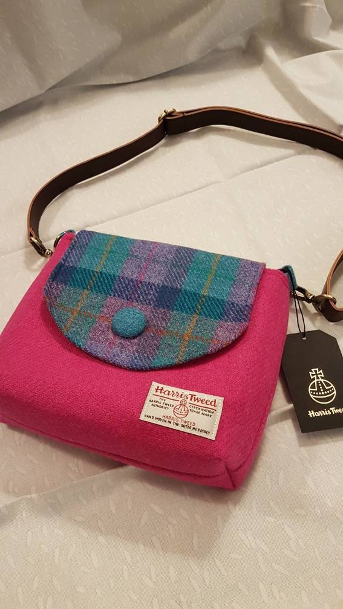 Harris Tweed Handbag/Cross Body Bag/Shoulder Bag. Harris Tweed | Etsy