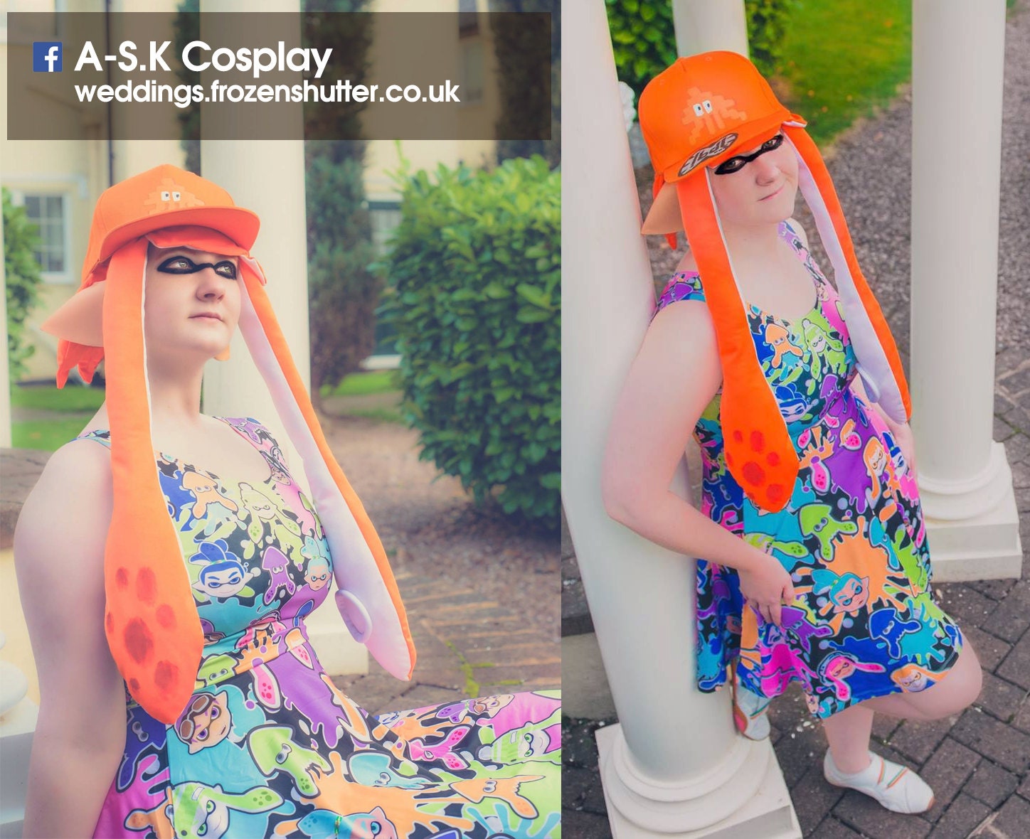 Splatoon Inspired Dress Splatoon Skater Dress Inkling Dress - Etsy