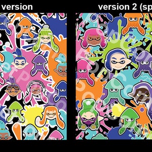 Splatoon Inspired Dress Splatoon Skater Dress Inkling Dress Squid Kid ...