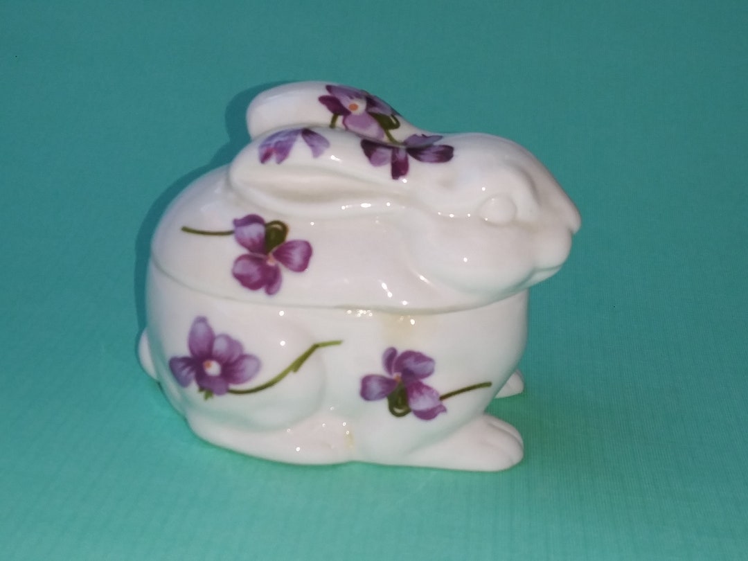 Vintage Jewelry Box Rabbit Jewelry Box Trinket Box. - Etsy