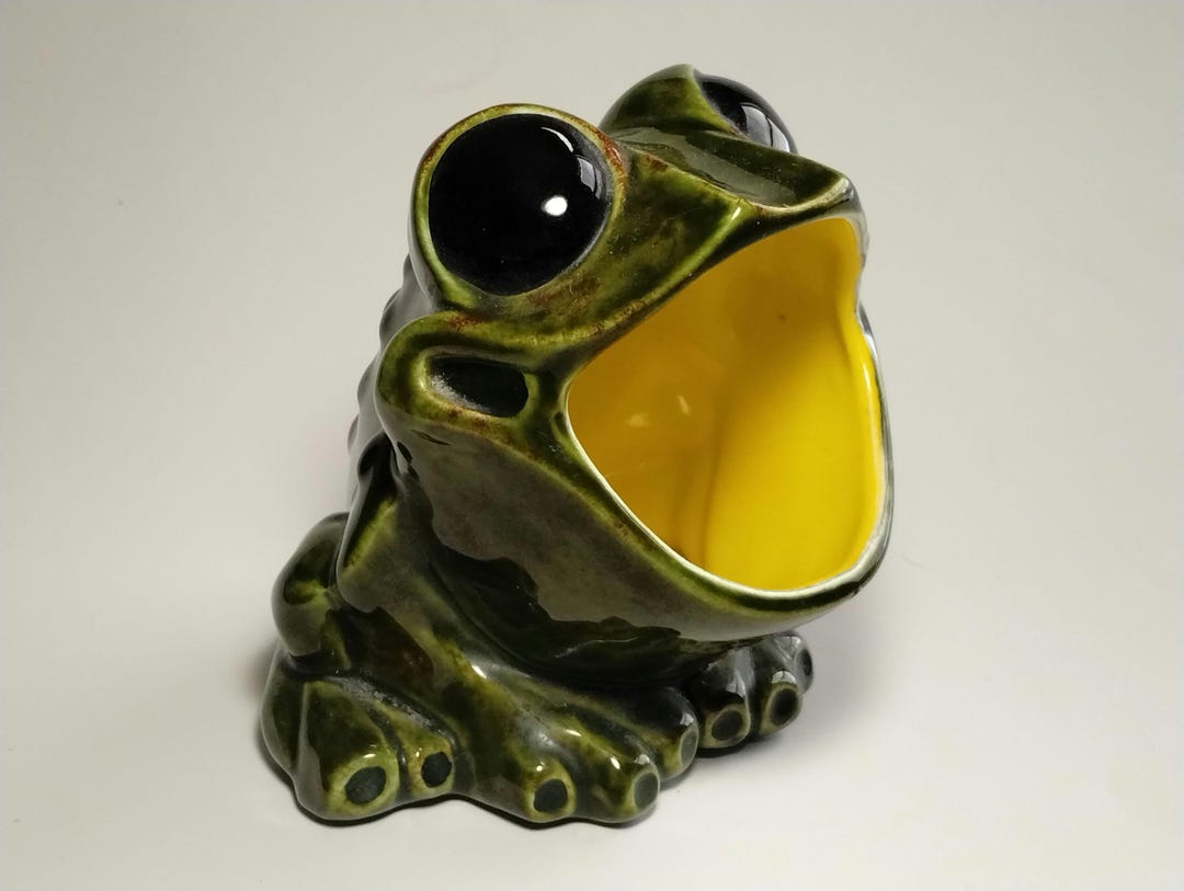 Vintage Sponge Holder 1970's Frog Spoon Rest Kitchen Decor. - Etsy