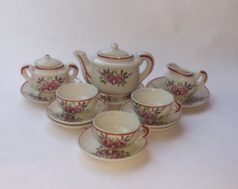 Pink Rose Tea Set | Etsy