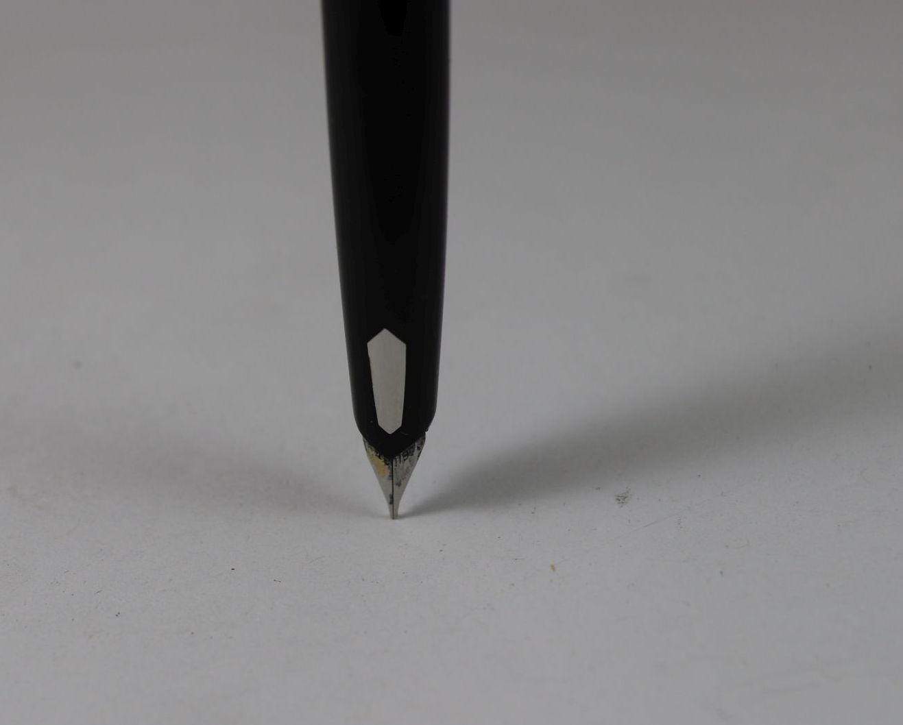 Vintage Pilot Fountain Pen Black Plastic Body Squeeze Ink Filler Japan ...