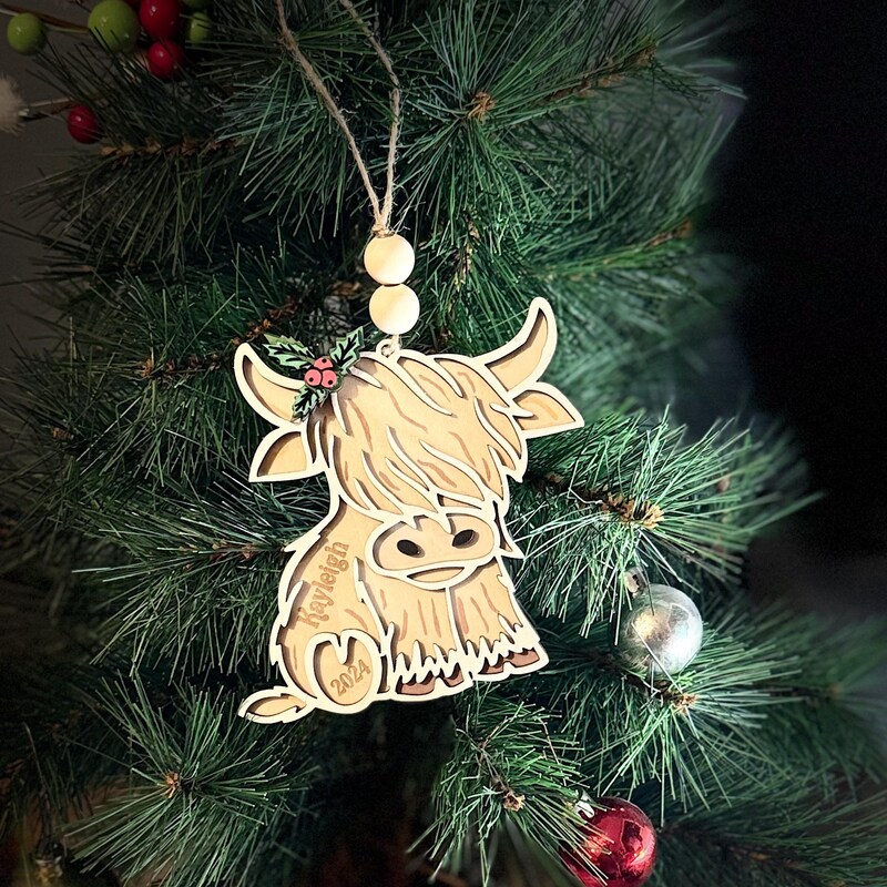 Cow Ornament - Etsy UK