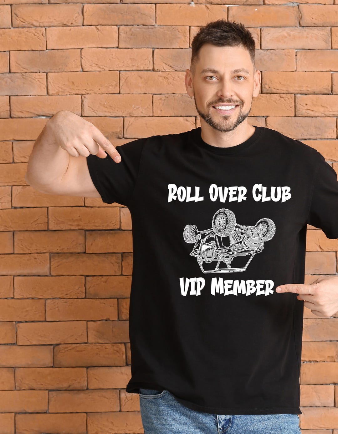 Roll Over Club VIP PNG: Funny UTV Off-road Design (digital Download - Etsy