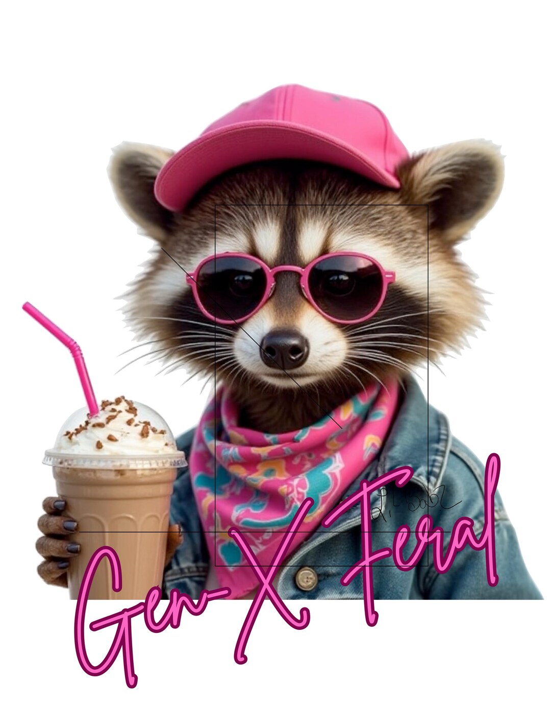 Gen X Feral , Digital File, PNG, - Etsy