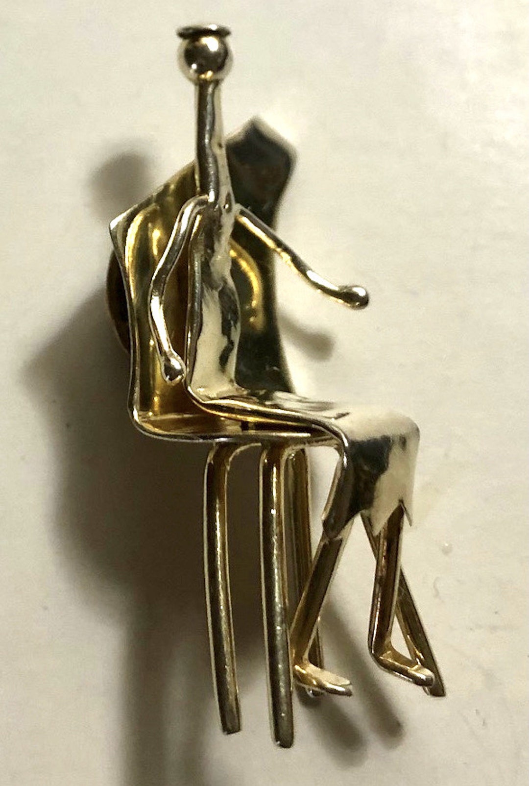 Fantastic Lapel Pin, A Handmade Sculpture" , One of a Kind Pin ...