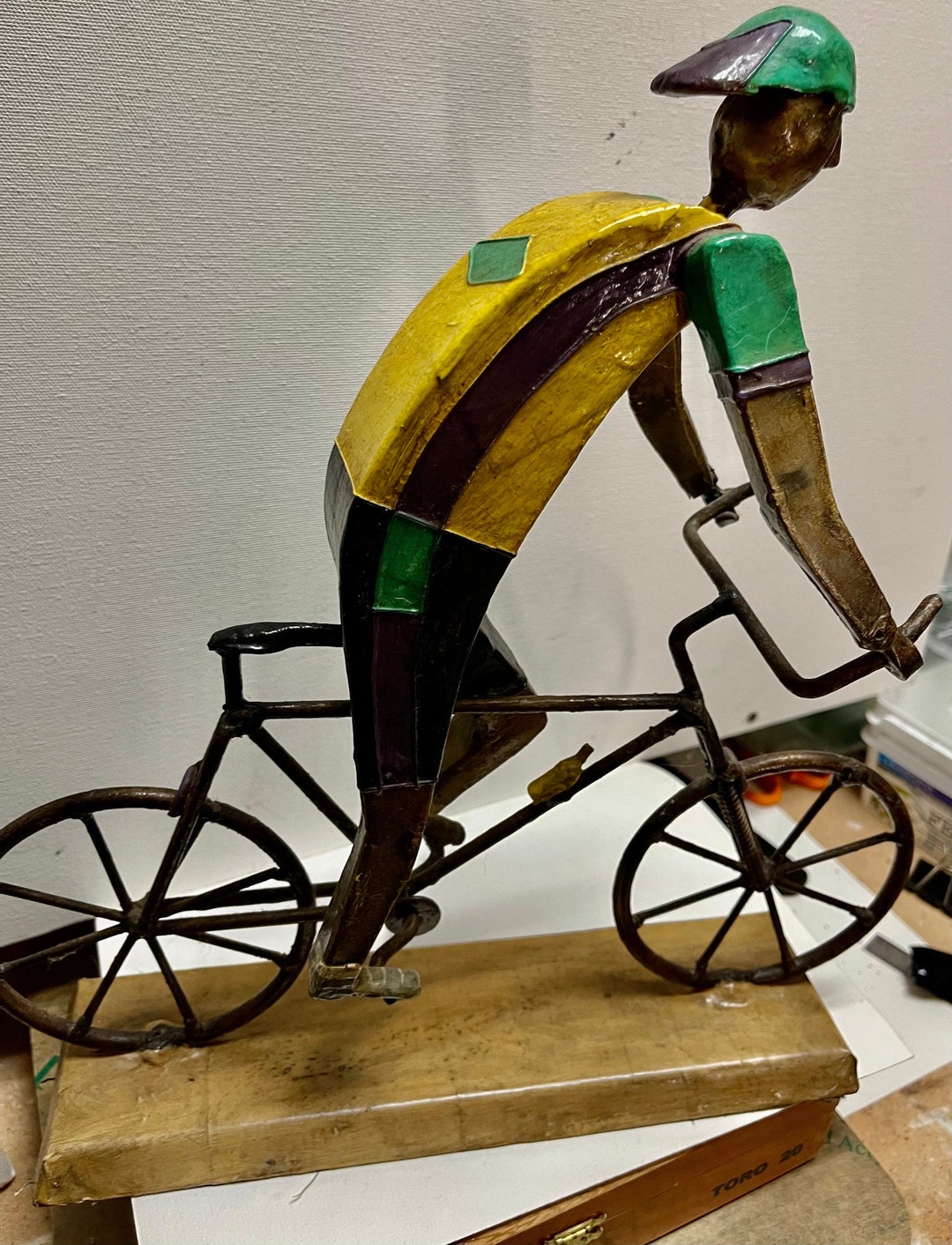 Fantastic House Gift ,manuel Felguerez "biker" Sculpture - Etsy
