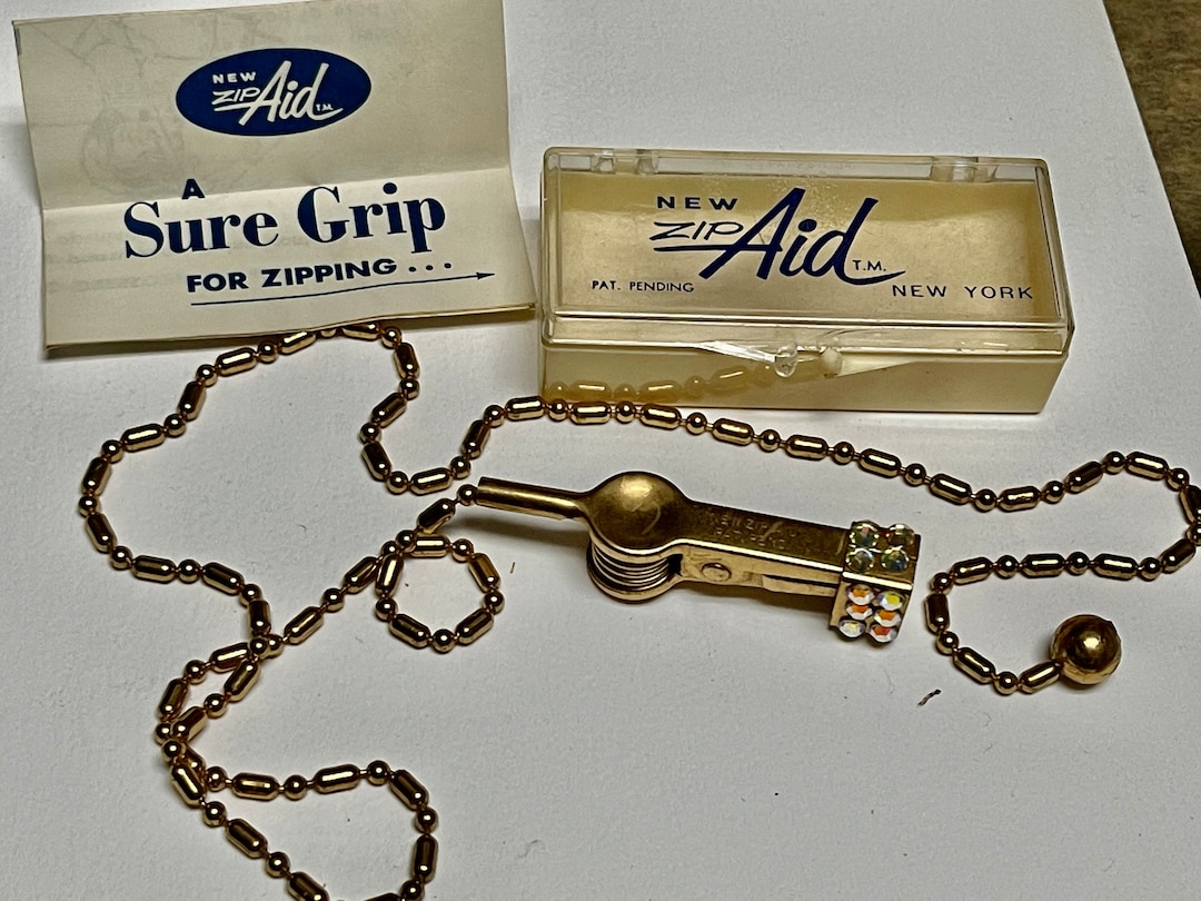Vintage "sure Grip", Zipper Aid Pull for Unreachable Zippers - Etsy