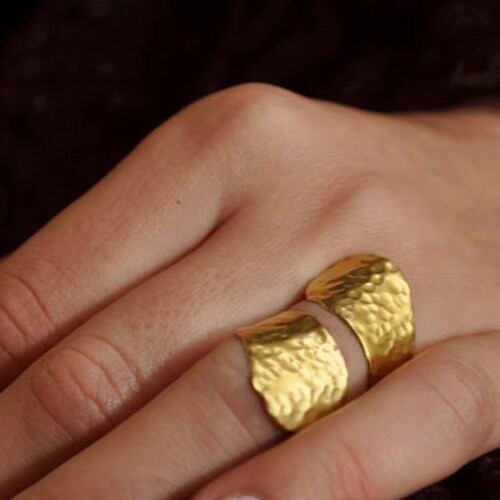 Wrap Around Ring Wrapped Ring Gold Simple Ring Gold Spiral | Etsy