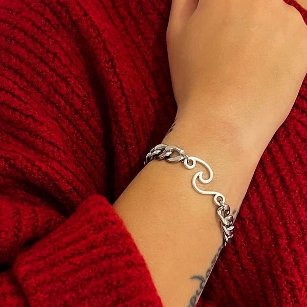 Ocean Wave Bracelet - Etsy