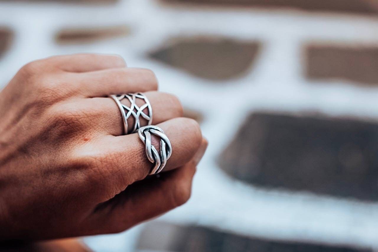 Knot ring Knot jewellery Nautical knot ring Nautical ring | Etsy