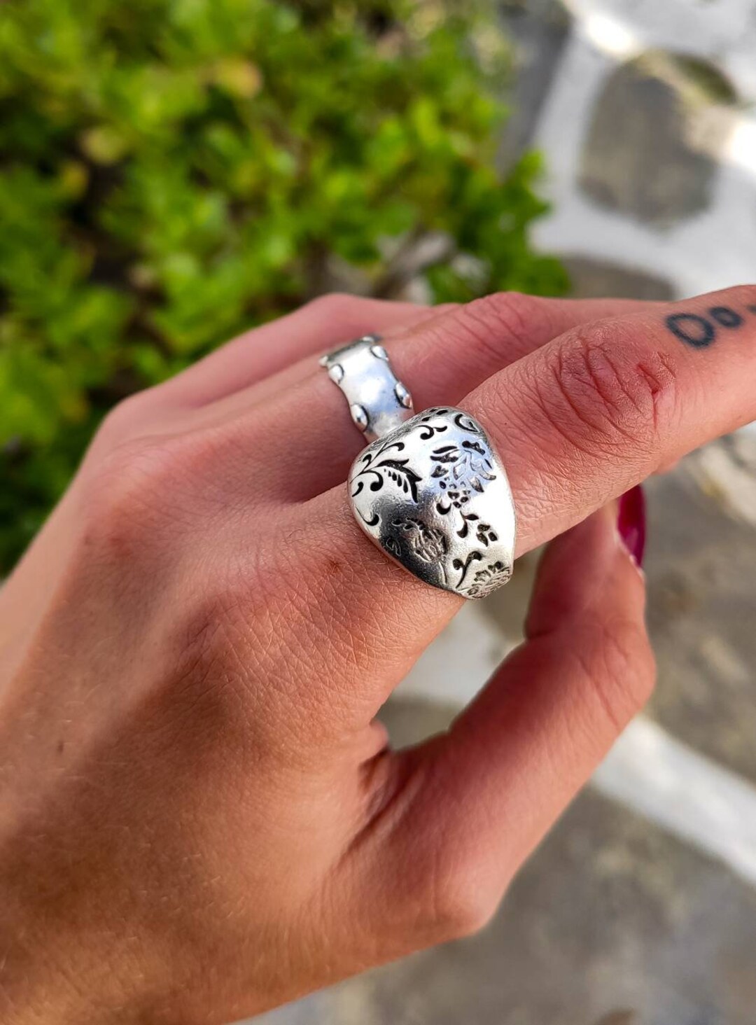 Flower Bubble Ring, Chunky Gold Rings for Women, Statement Ring, Gift ...