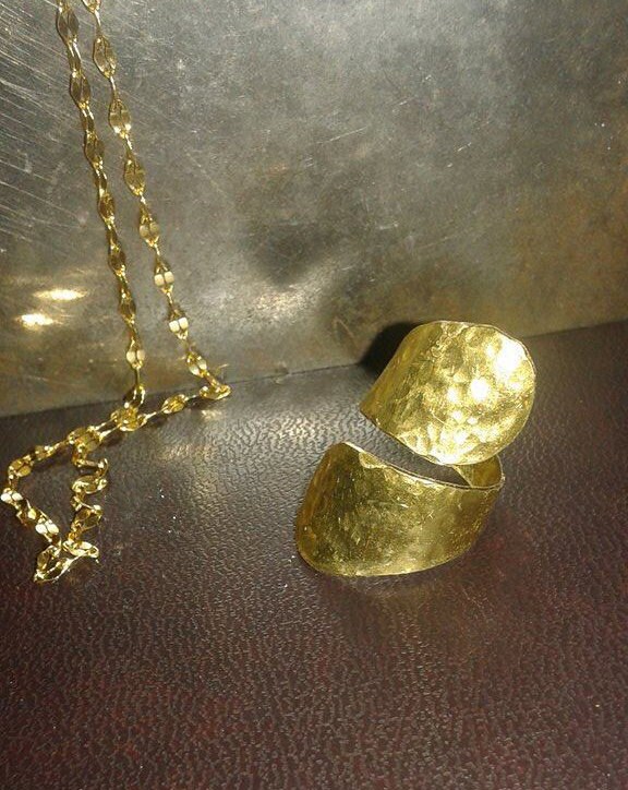 Wrap Around Ring Wrapped Ring Gold Simple Ring Gold Spiral | Etsy