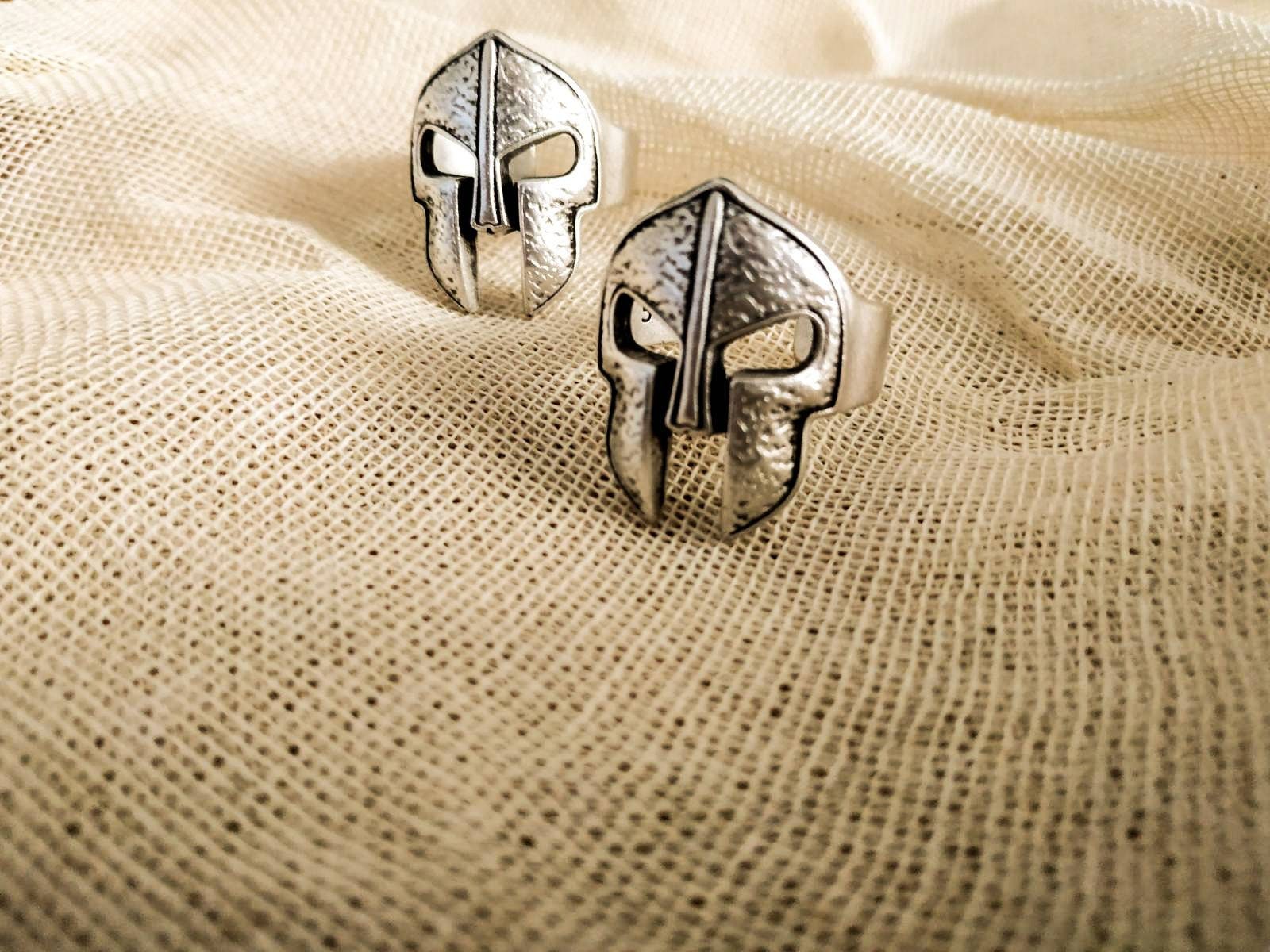Spartan Helmet Ring Mens Silver Ring Mens Gift Spartan | Etsy