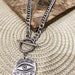 Evil Eye Chunky Chain Layered Necklace, Gold Chain Necklace, Silver ...