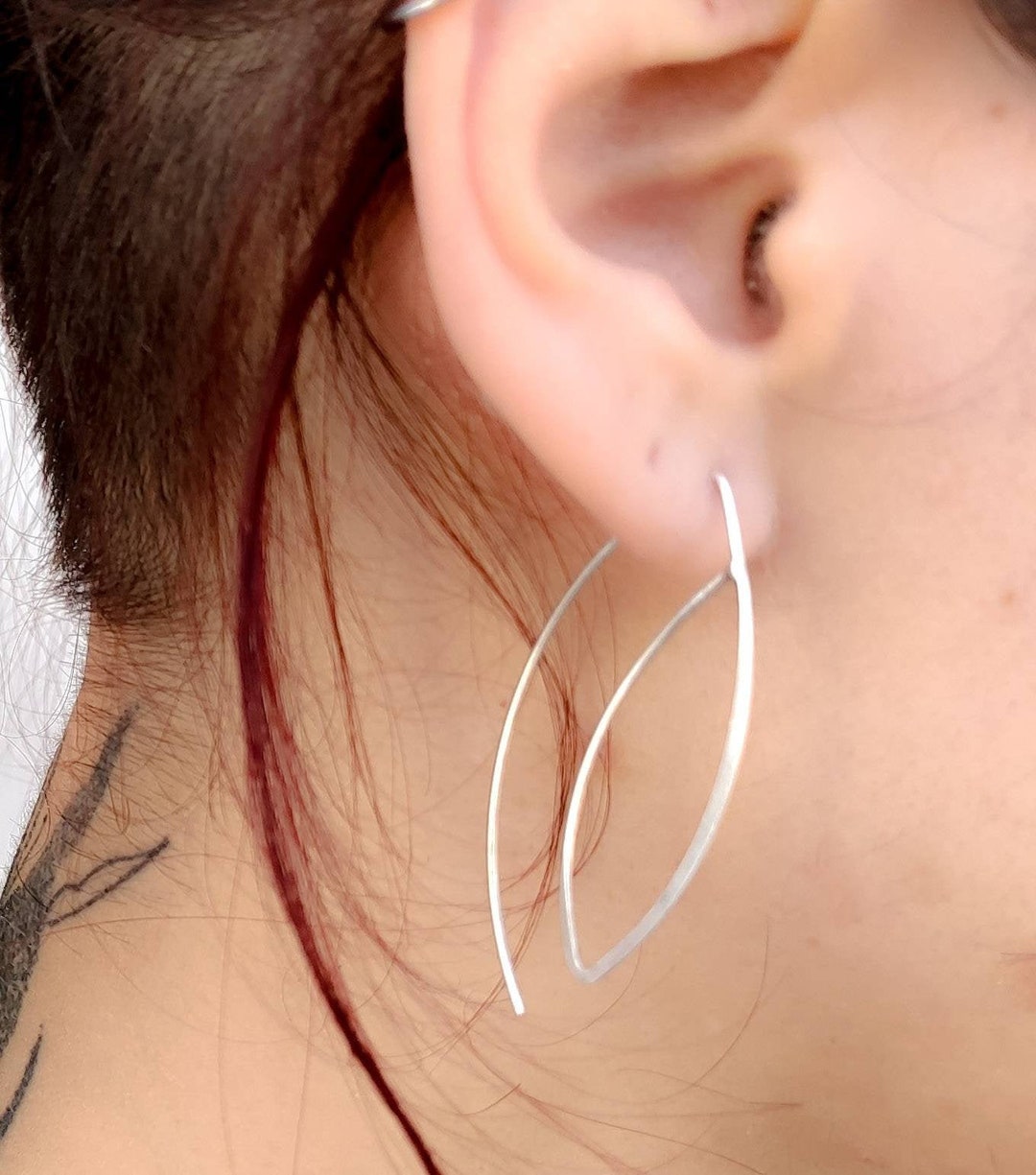 Threader Earrings, Gold Threader Earrings, Silver Threader Earrings ...