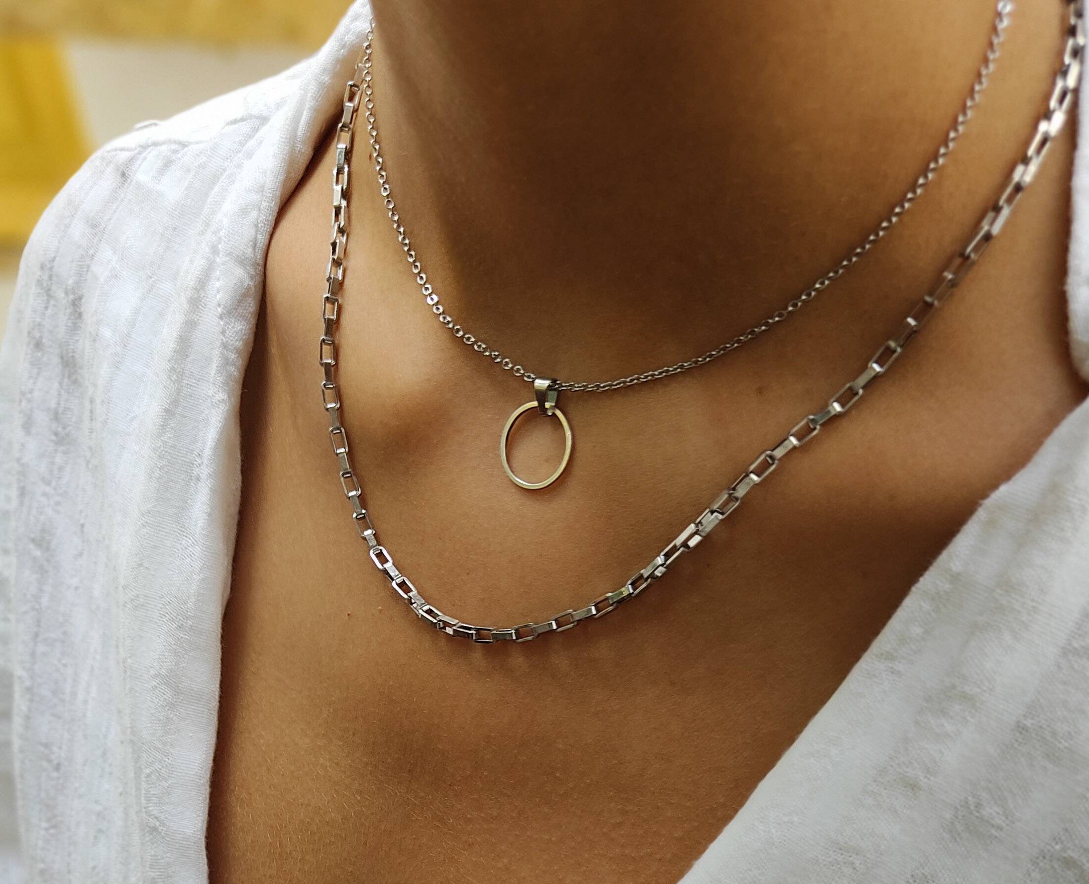 Karma Circle Necklace, Gold Circle Necklace, Best Friend Necklace ...