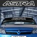 Vauxhall Astra Outline Sun Strip Kit Opel Astra Universal Sunstrip Kit ...