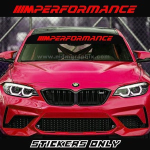 M PERFORMANCE Logo Banner Only Universal Sticker - Etsy
