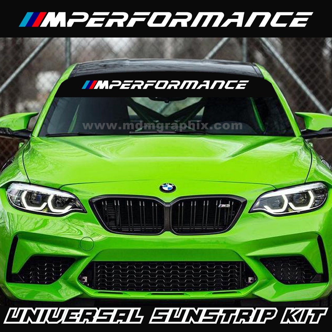 BMW Sunstrip Motorsport Performance Universal Kit Decal Stickers - Etsy