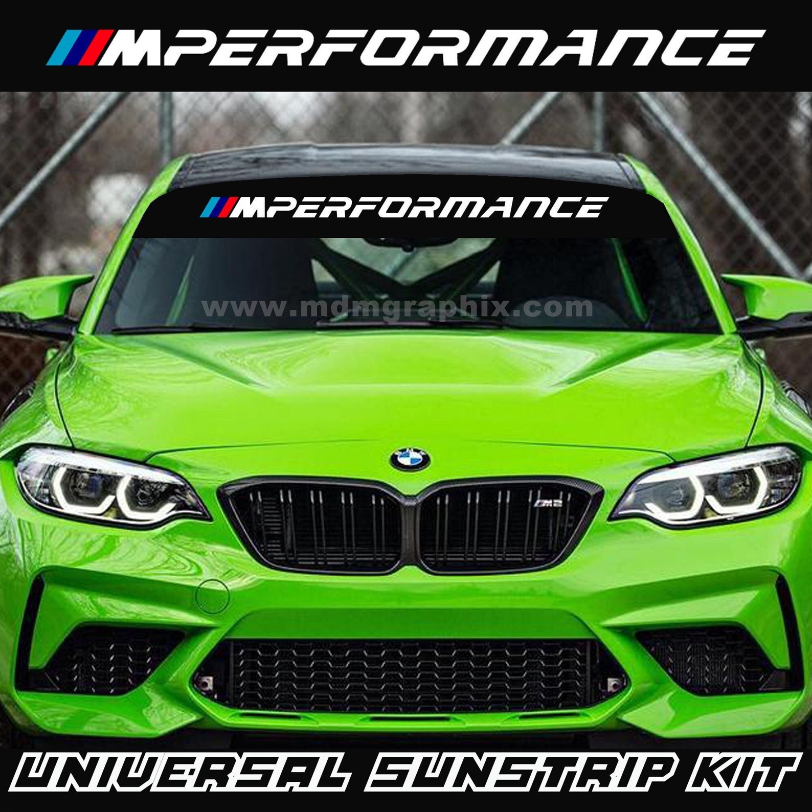 BMW Sunstrip Motorsport Performance Universal Kit Decal | Etsy