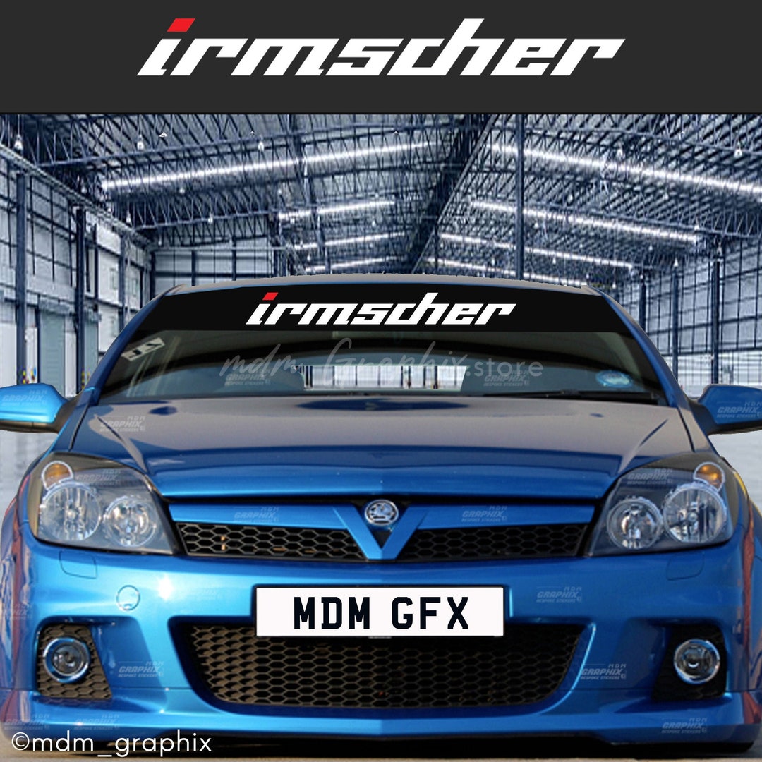 Vauxhall Irmscher Sun Strip Kit Opel Astra Universal Sunstrip Kit VXR ...