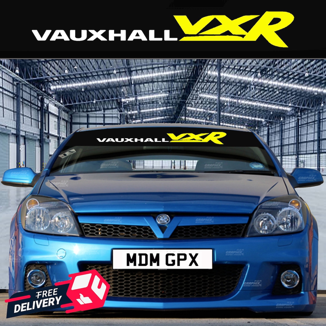 Vauxhall Vxr Sunstrip Windscreen Sticker Decal Universal Astra Corsa ...